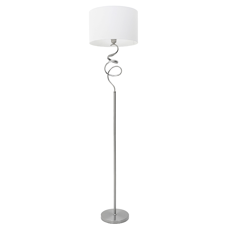 SREBRNA METALNA PODNA LAMPA 40X180CM