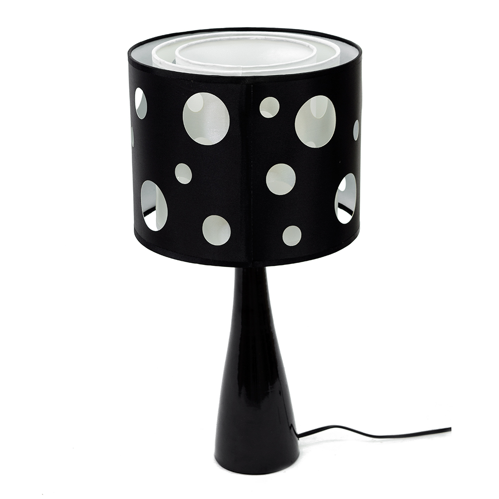 LAMPA 47CM CRNA