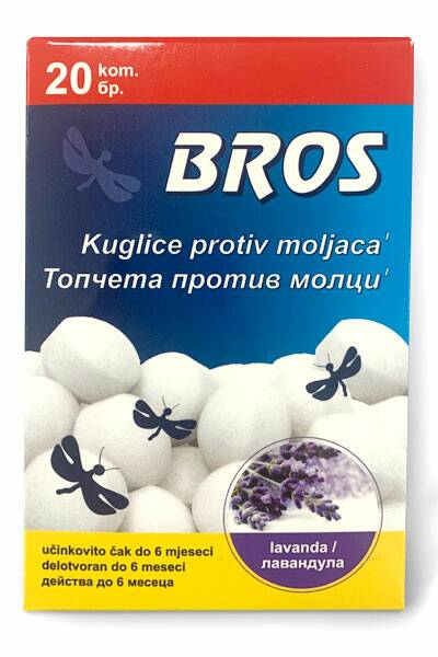 Bros kuglice protiv moljaca 120g