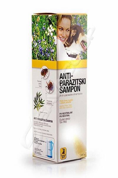 Šampon za pse Nutripet 200ml - antiparazitski