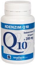 Koenzim Q10 200 mg, 30 kapsula