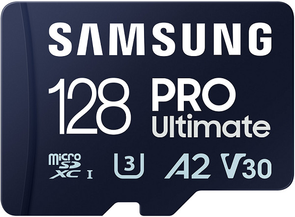 MicroSD 128GB, PRO Ultimate, SDXC, UHS-I U3 V30 A2, Read up to 200MB/s, Write up to 130 MB/s, for 4K and FullHD video recording, w/SD adapter ( MB-MY128SA/WW )