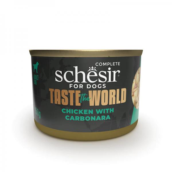 Schesir Dog Taste the World Piletina i Karbonara 150 g