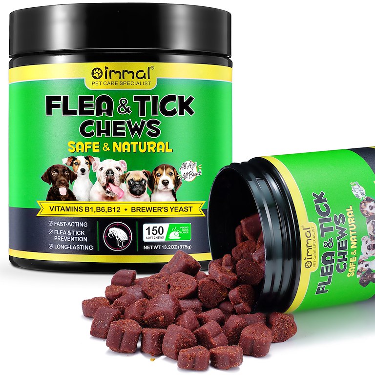 Oimmal Flea and Tick Chews Pačetina