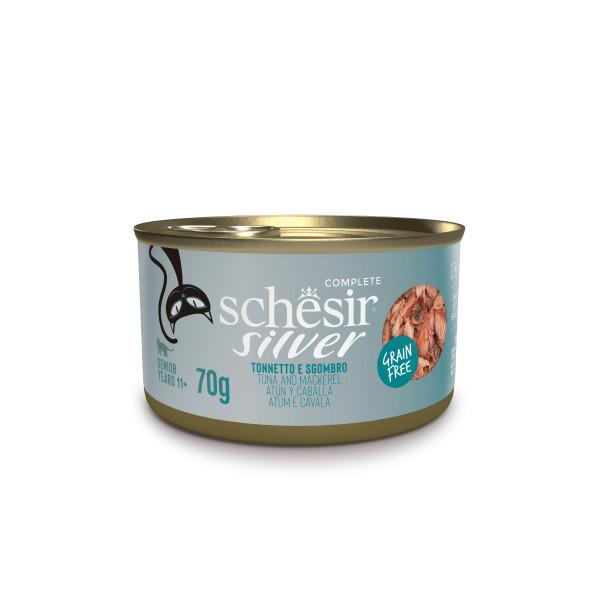 Schesir Silver Senior Tuna i Skuša 70 g