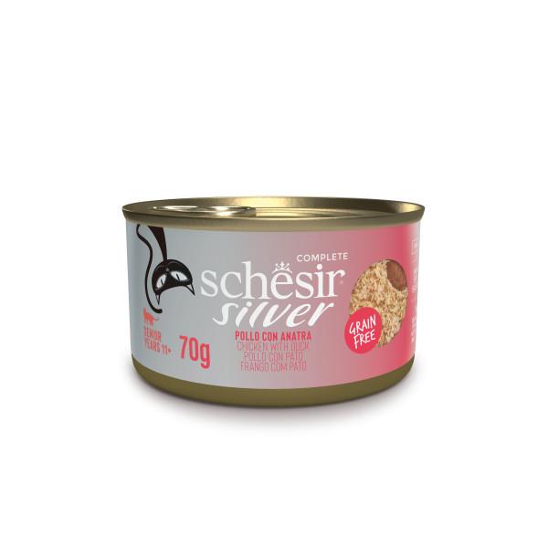 Schesir Silver Senior Mus Piletina i Pačetina 70 g