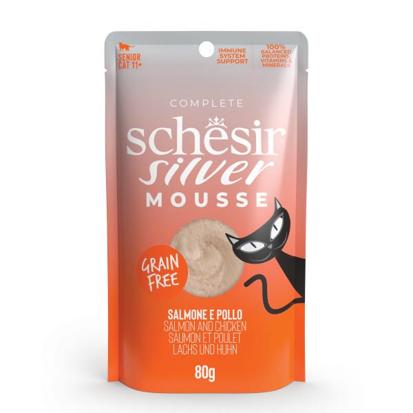 Schesir Silver Senior Mus Piletina i Losos 80 g