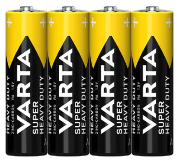 VARTA Superlife AA 1.5V R6P SUPER HEAVY DUTY, PAK4 CK, Cink-karbon baterije