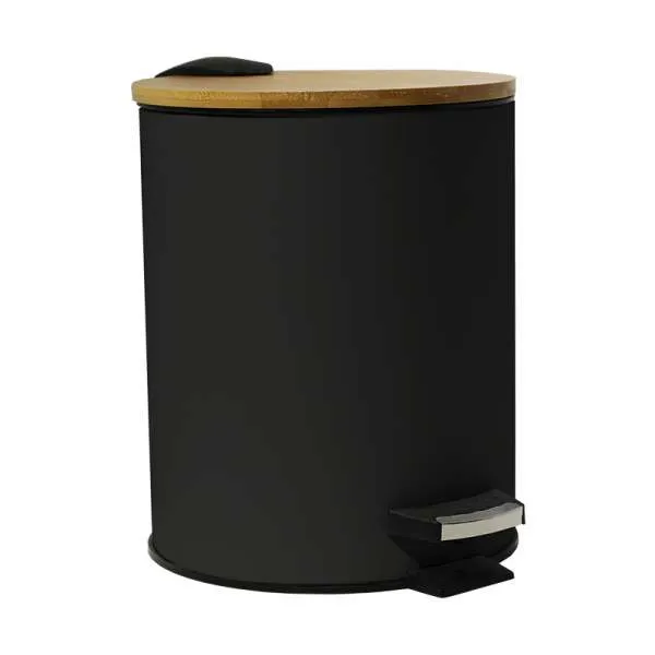 Bamboo metalna kanta Black 5l