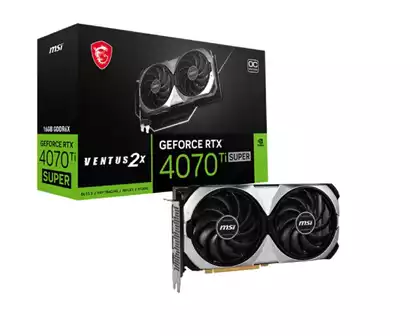 MSI nVidia GeForce RTX 4070 Ti 16GB 256bit RTX 4070 Ti SUPER 16G VENTUS 2X OC grafička karta