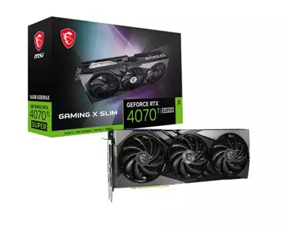 MSI nVidia GeForce RTX 4070 Ti 16GB 256bit RTX 4070 Ti SUPER 16G GAMING X SLIM grafička karta