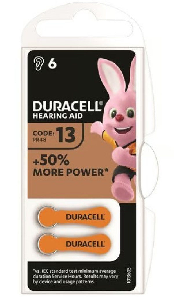 Duracell Hearing Aid ZA13 1,45V baterija za slusni aparat