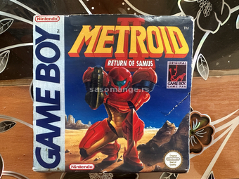 Gameboy Metroid II Return of Samus BoX this