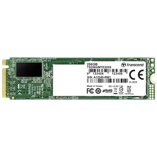 SSD M.2 NVME 256GB Transcend TS256GMTE220S 3500MBS/1100 MB/s