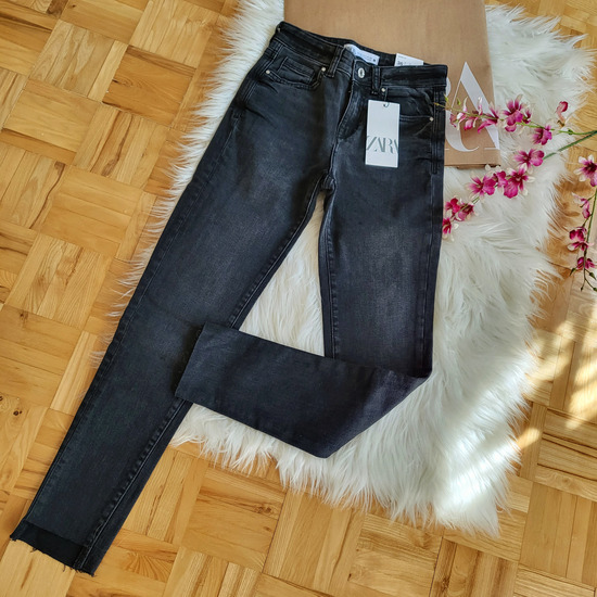 Zara skinny fit farmerke vel XS