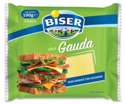 SIR TOPLJENI GAUDA BISER 100G
SIR TOPLJENI GAUDA BISER 100G