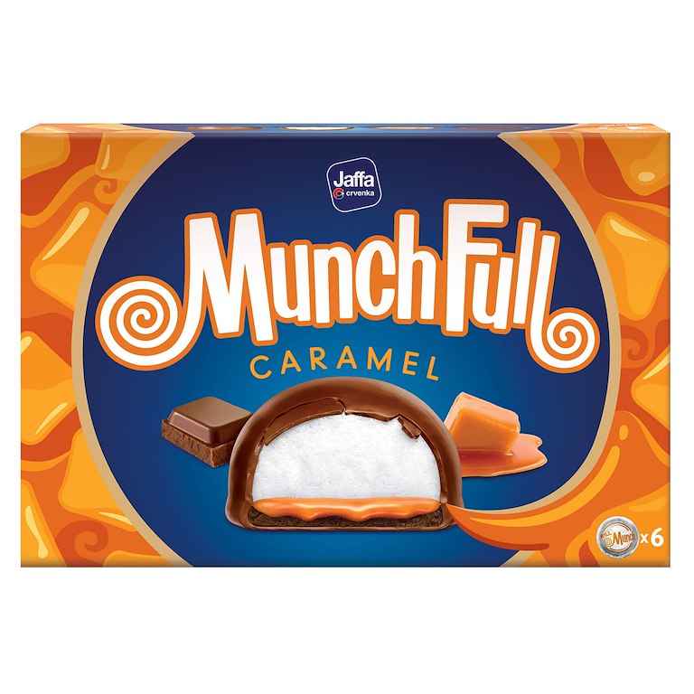 Munchmallow karamela čokolada 128g