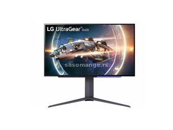 Monitor LG 27GR95QE-B 27"/OLED/2560x1440/240Hz/0,03ms GtG/HDMIx2,DP,USB/Gsync,Freesync/Pivot,visina