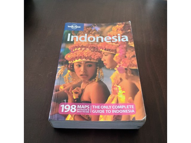 Indonesia Indonezija Lonely Planet guide ENG ilustrovan