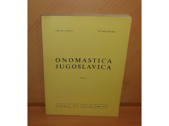 ONOMASTICA JUGOSLAVICA 8