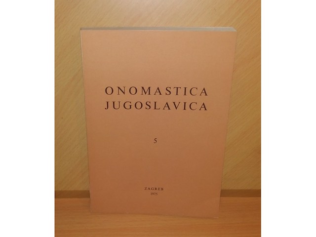 ONOMASTICA JUGOSLAVICA 5