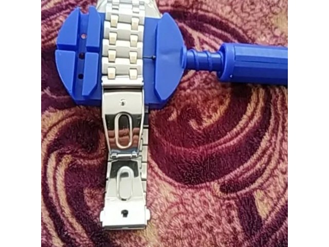 Alat za skraćivanje narukvice sata u plavoj boji
