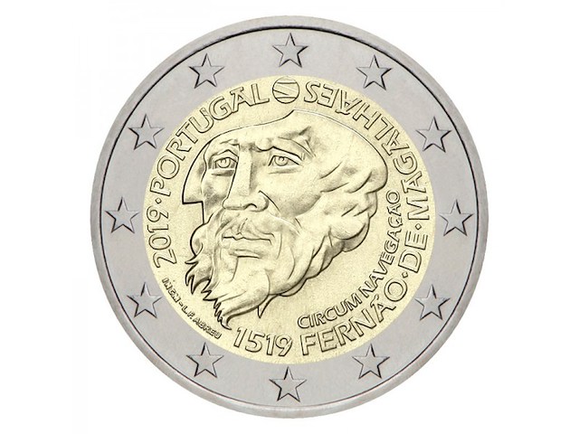 Portugal 2 EUR 2019. UNC Magellan