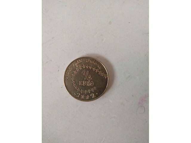1/4 eura Francuska 2002. - Dečji dizajn