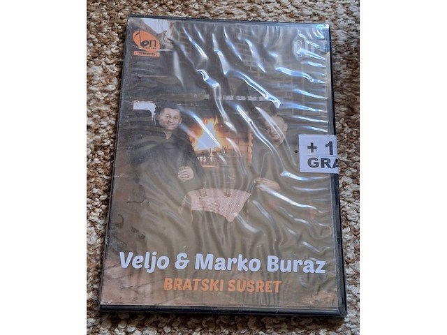CD-VELJKO I MARKO BURAZ-BRATSKI SUSRET-NOVO U CELOFANU