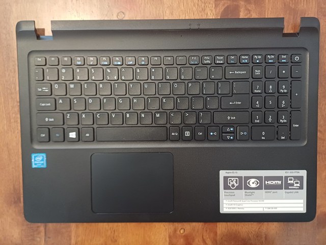 Palmrest , touchpad i tastatura BR2 za Acer ES1-533