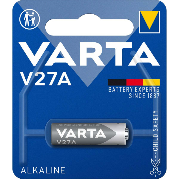 VARTA Electronics V27A/LR27, 12V, ALKALNA Baterija, Pakovanje 1kom