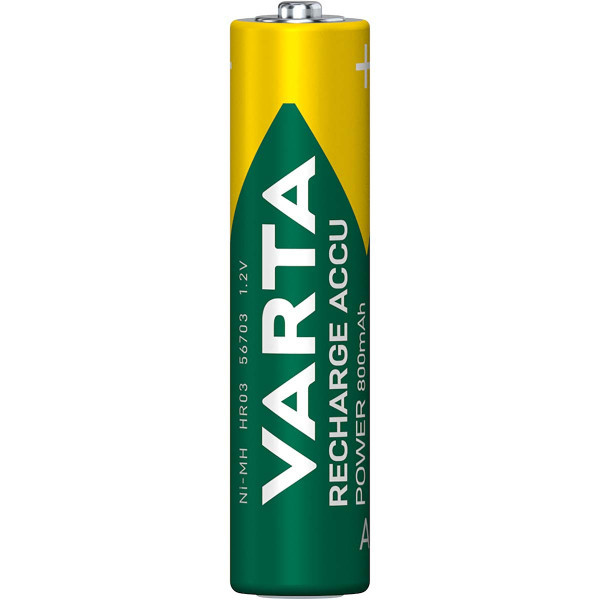 VARTA AAA 800mAh HR03 PAK4 CK, punjive NiMH baterije (rechargeable VARTA Ready to use)