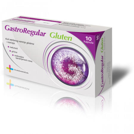 Gastroregular gluten 10 kapsula
