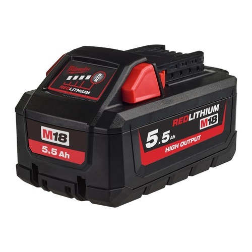 Milwaukee Baterija Li-ion 18V / 5.5Ah ‘HIGH OUTPUT’ – M18HB5.5