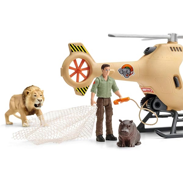 Schleich Helikopter za spasavanje životinja 42476