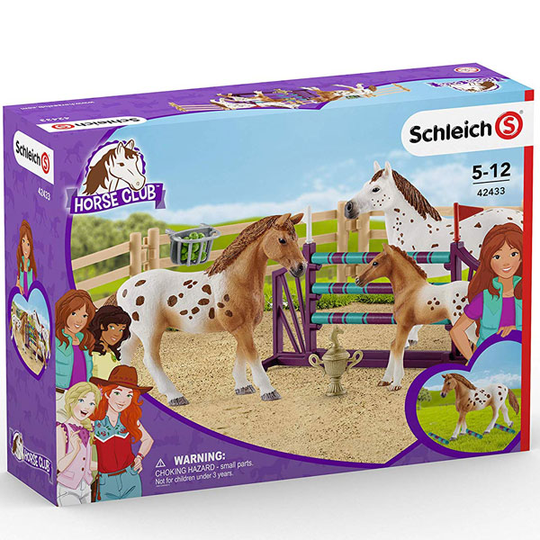 Schleich set Turnirski trening konja 42433