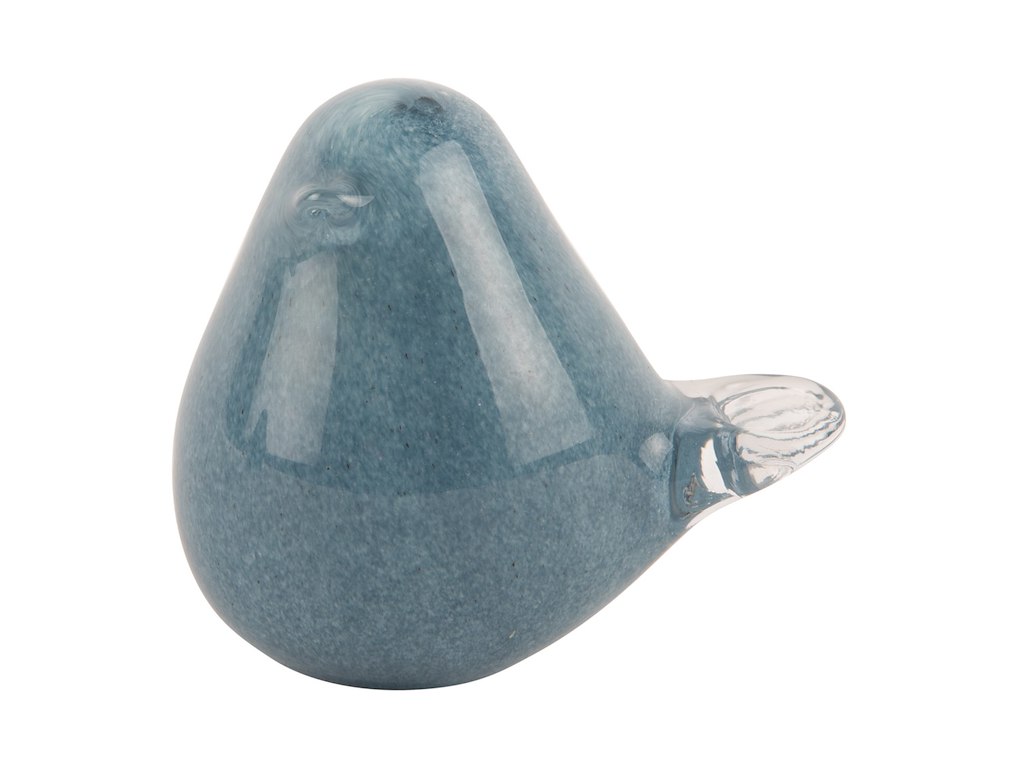 SKULPTURA PTICA – Statue Fat Bird Glass Large