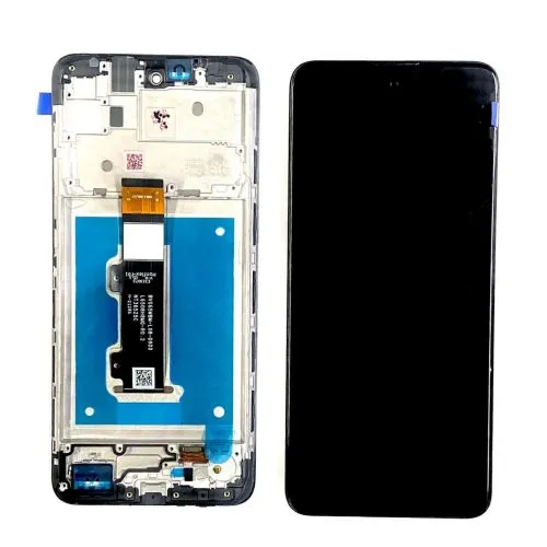 LCD ekran / displej za Motorola Moto E30/Moto E40 (XT2159) + touchscreen + frame Black Service Pack Original/5D68C19697