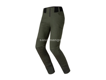 Moto pantalone LS2 ROUTER LADY maslinasto zelene ženske - S