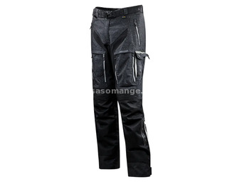 Moto pantalone LS2 NEVADA MAN crno tamno sive muške - XL