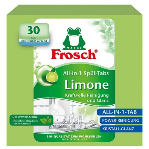 Frosch kapsule za pranje posuđa green lemon 30kom