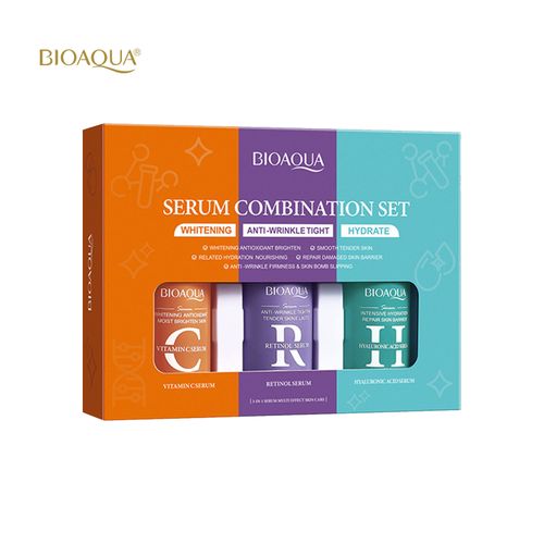 Bioaqua set seruma Vitamin C, Retinol, Hijaluron 30ml x 3kom