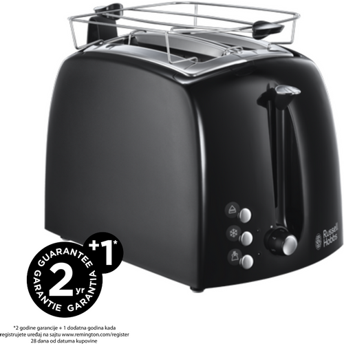 Russell Hobbs 22601-56 Texture Black Toster