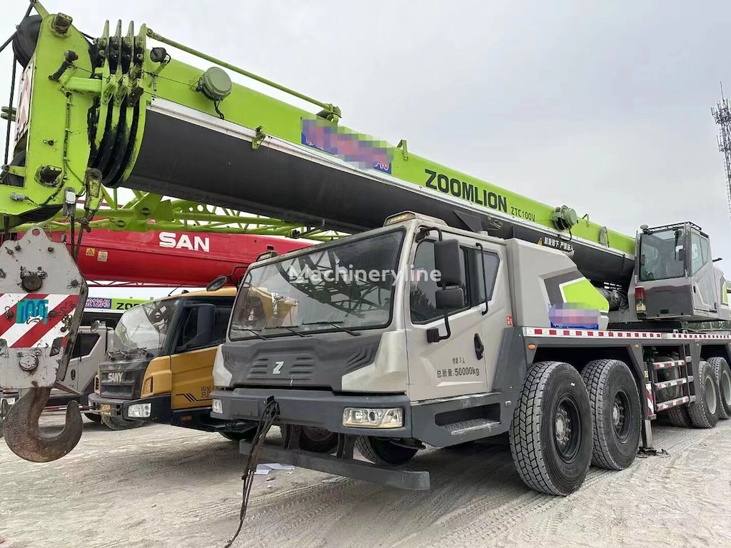 Zoomlion Zoomlion ZTC800V 80 ton used hydraulic mounted mobile truck cran pokretna dizalica
