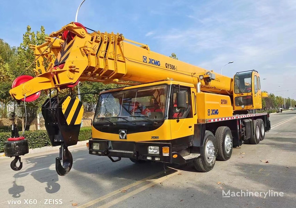 XCMG XCMG QY50K-1 50 ton used hydraulic mounted mobile truck crane on pokretna dizalica