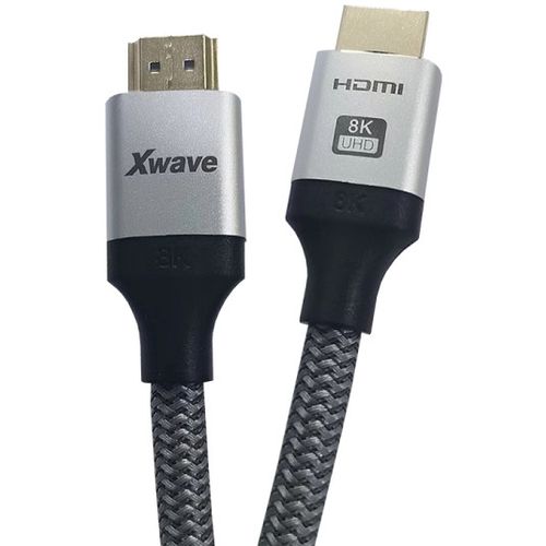 Xwave Kabl HDMI 2.1 8K 1.5m HDR,upleten,30AWG,golden plate,blister