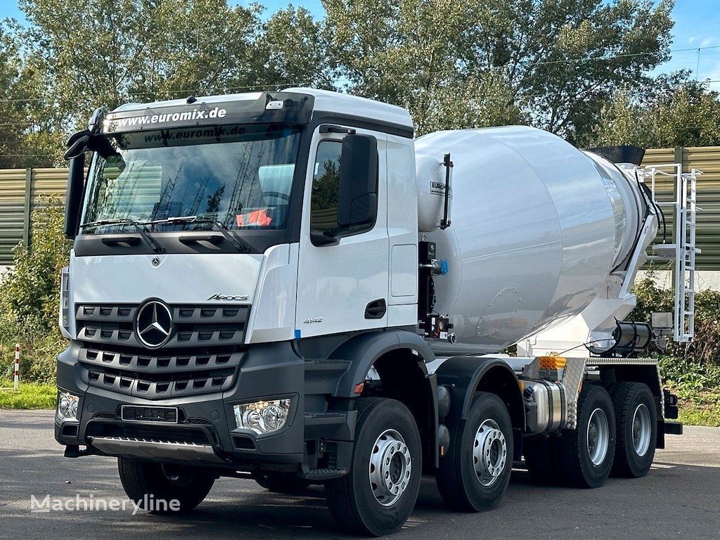 Novi Euromix MTP na šasiji Mercedes-Benz 4145 8X4 EuromixMTP EM 12 Fahrmischer kamion s mešalicom za beton