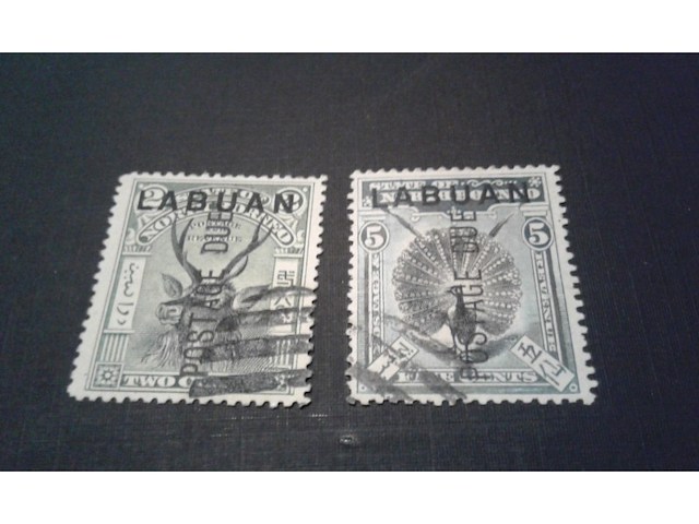 LABUAN postage due lot iz 1901. god.