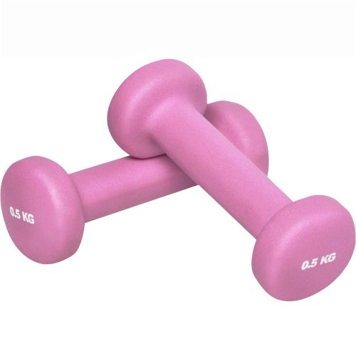 Set bučica za aerobik (2 x 0,5 kg / Roze)