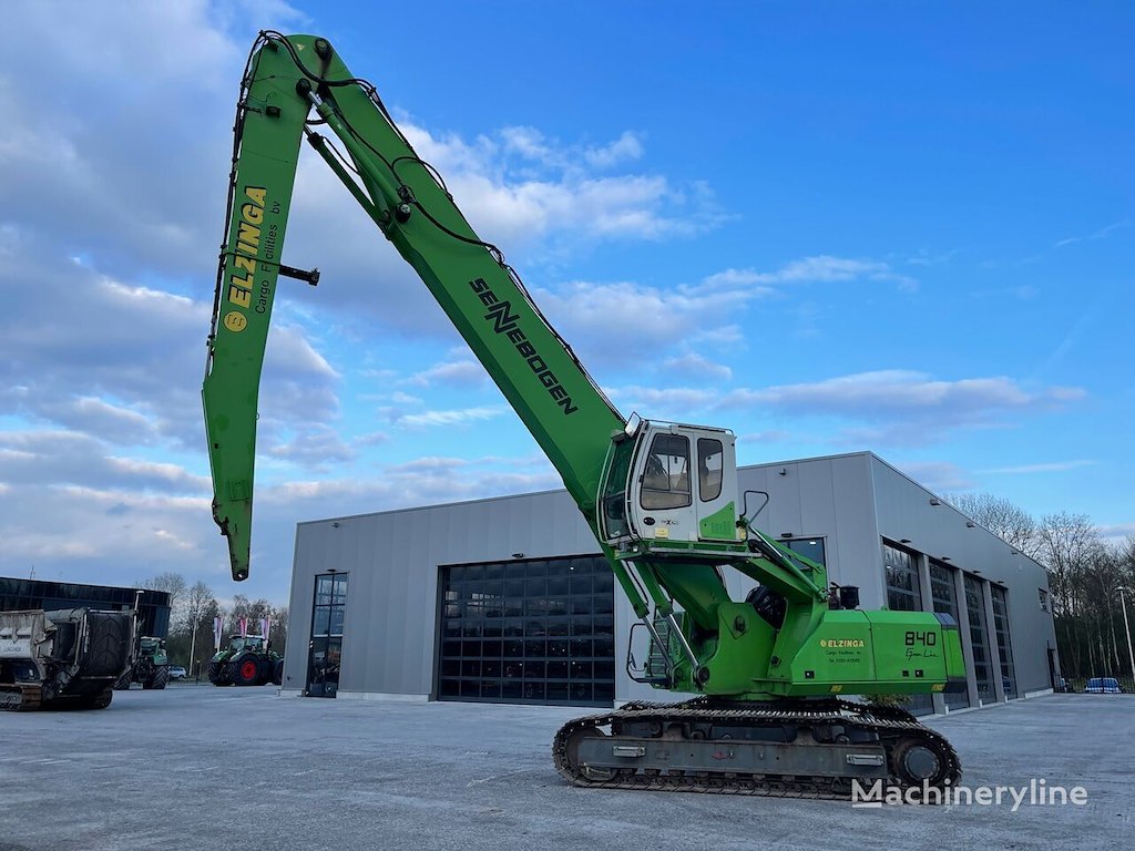 Sennebogen 840 met hydraulische onderwagen bager za pretovar